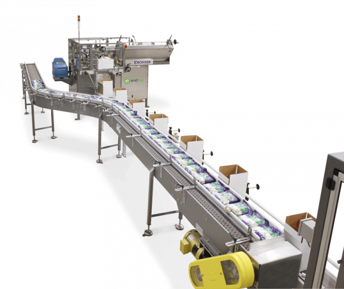 BoxxPak manual case packing system with glue case sealer_top1 - EndFlex