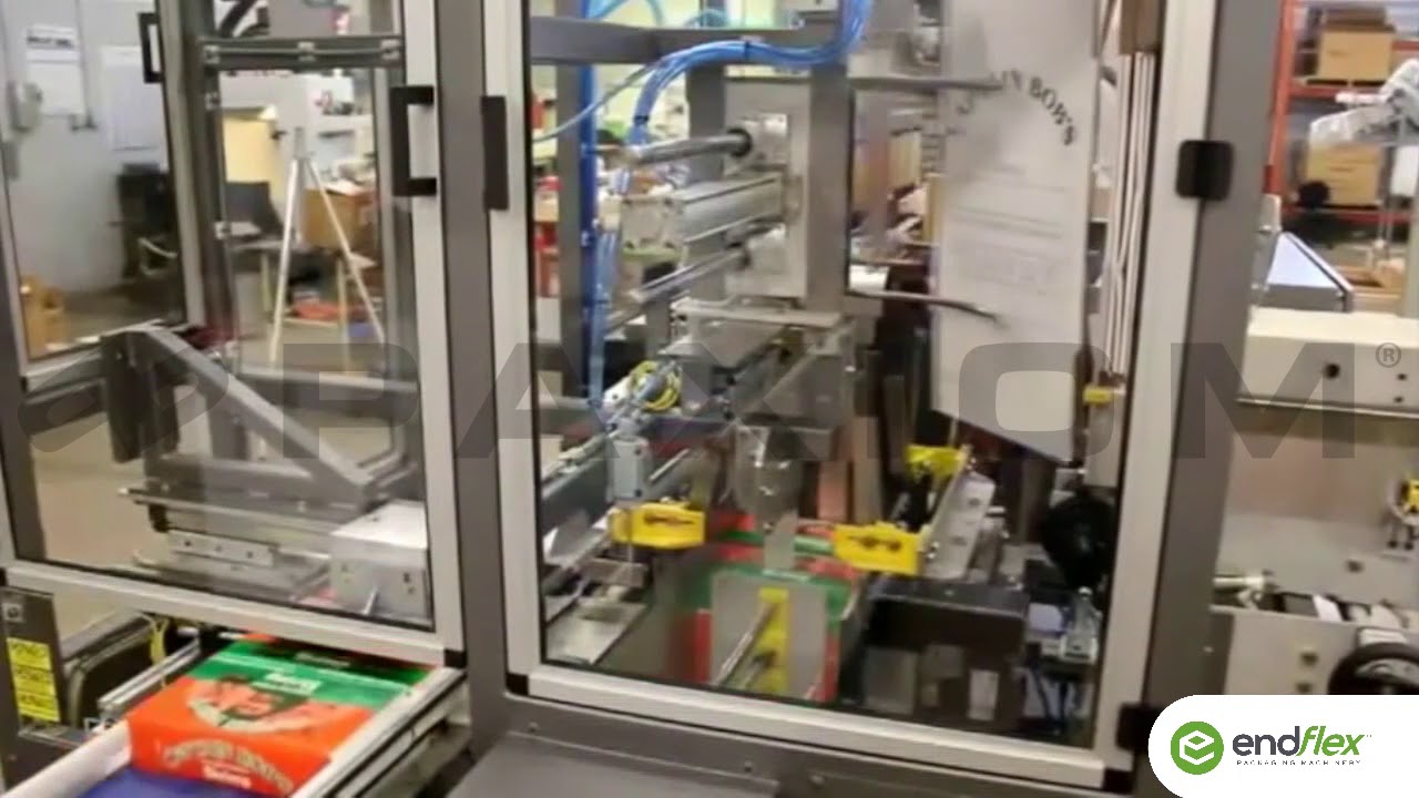 Case Packer for Cartons - Boxxer Erector Loader with Glue Sealer for Heavy Cases - EndFlex