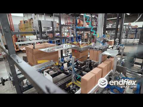 EndFlex Boxxer All-In-One Case Packer for Packaging Cartons into Boxes - EndFlex