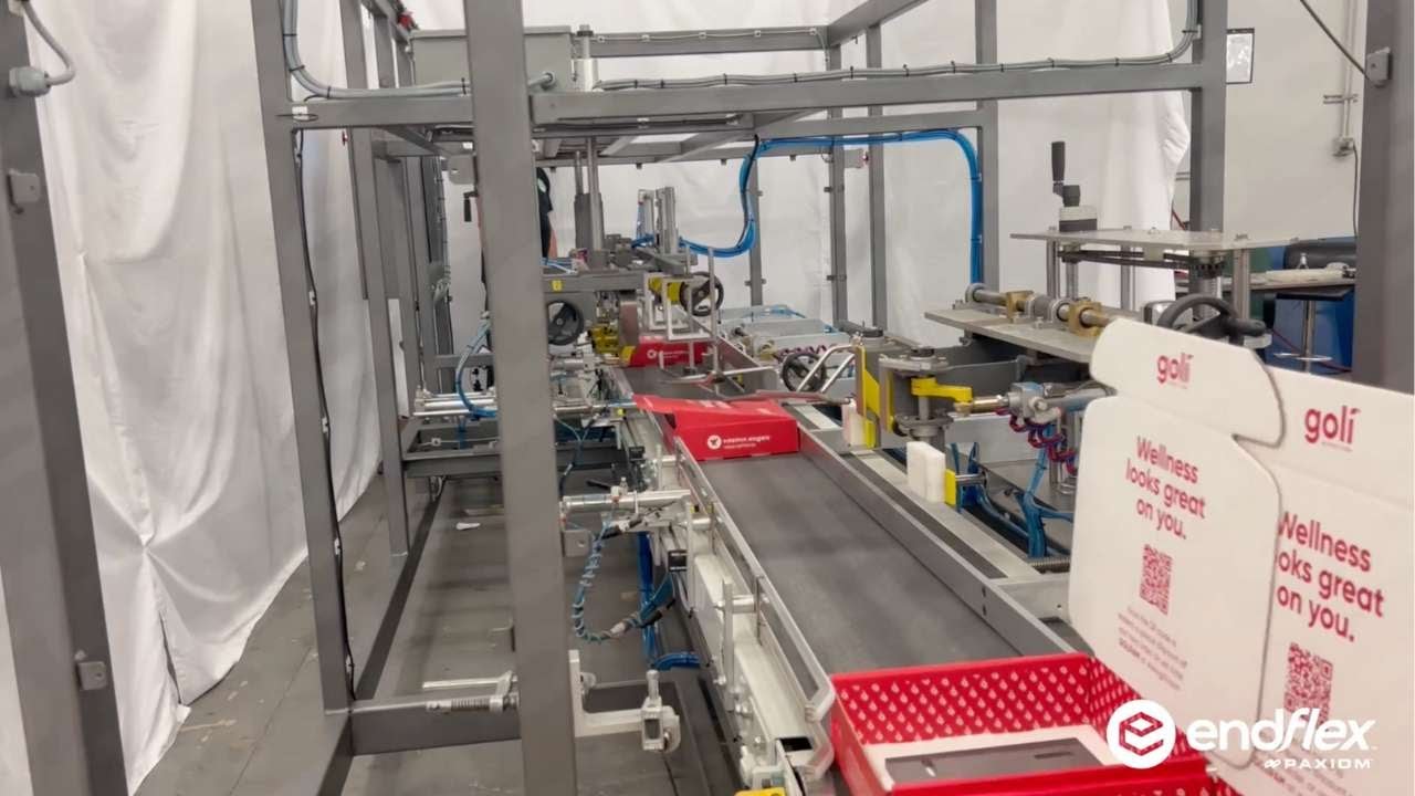 PopLok Automatic Lidded Tray Closing Machine - EndFlex