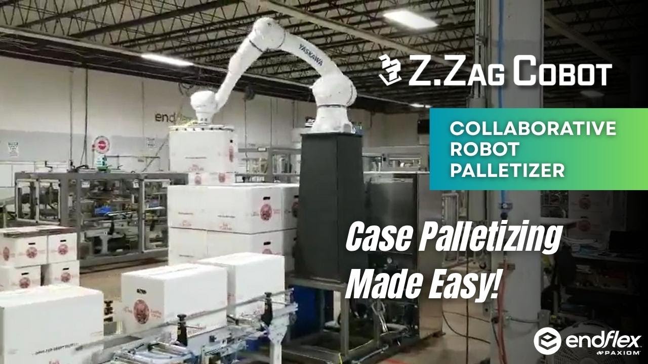 EndFlex Z.Zag Cobot Case Palletizing System